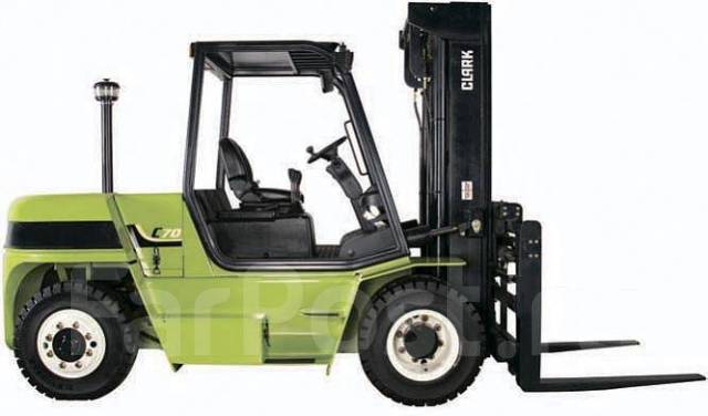 Дизельный вилочный погрузчик Clark C80D - Спецтехника на запчасти в Москве