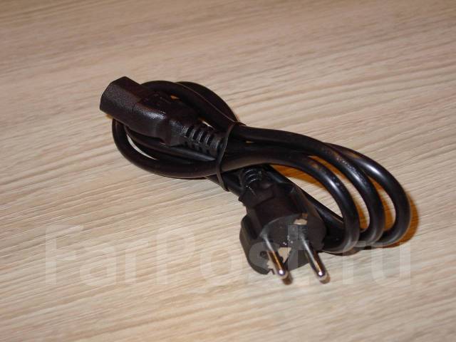Кабель сетевой шнур питания Евровилка прямая Iec C13 черный новый в наличии Цена 150