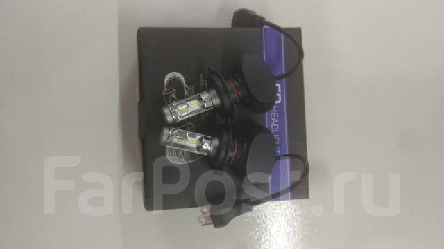 Лампы светодиодные S1 H4, 6000K. Диод. Комплект. Установка - GT и ...