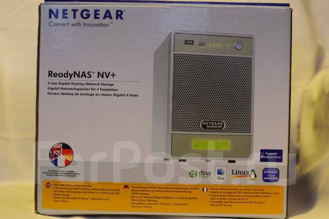 Сетевое хранилище (NAS, MediaServer) Netgear ReadyNas NV+ (RND4000 v3 ...