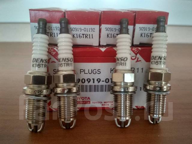 Свечи зажигания K16TR11 90919/01192 Toyota 4 ШТ купить во Владивостоке ...