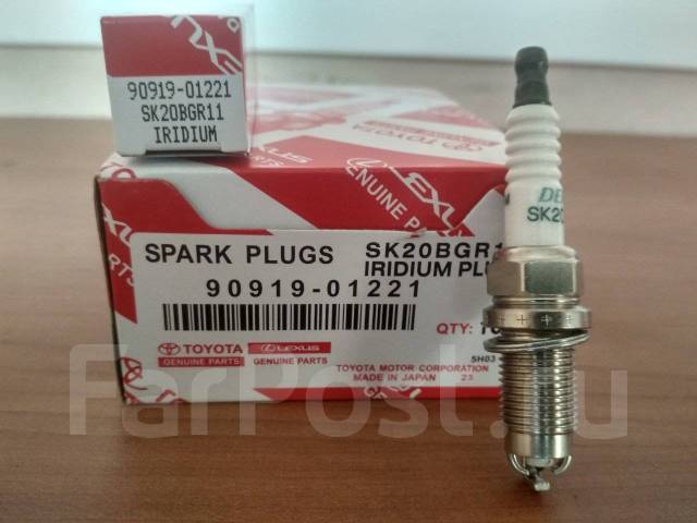 Свечи зажигания SK20BGR11 Toyota 4 шт купить во Владивостоке по цене: 2 ...