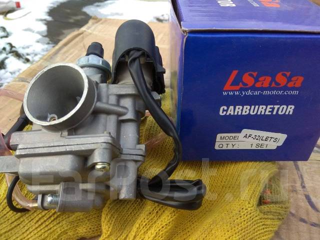 Карбюратор LETS 2 (Minkui) новый на мопед Suzuki LETS 2, в наличии ...