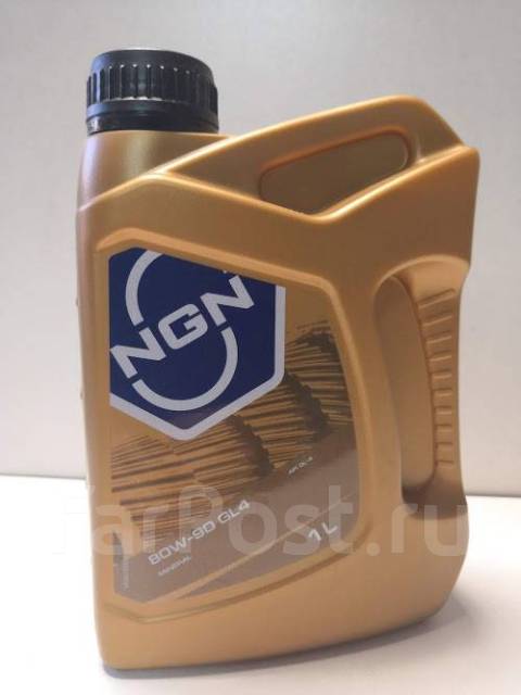 Масло трансмиссионное минеральное NGN 80W90 GL4 1л, 1,00 л. для ...