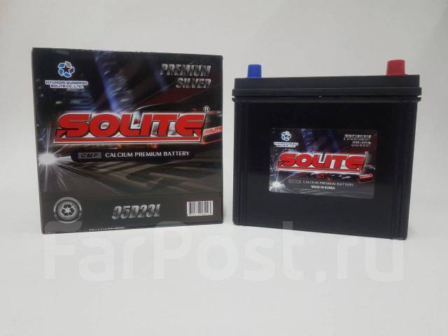 Аккумулятор Solite Silver 95D23L 85А/ч 630А, кальциевый, обратная ...