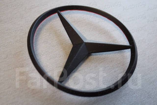 Эмблема Mercedes W204 на багажник, чёрная купить во Владивостоке по ...