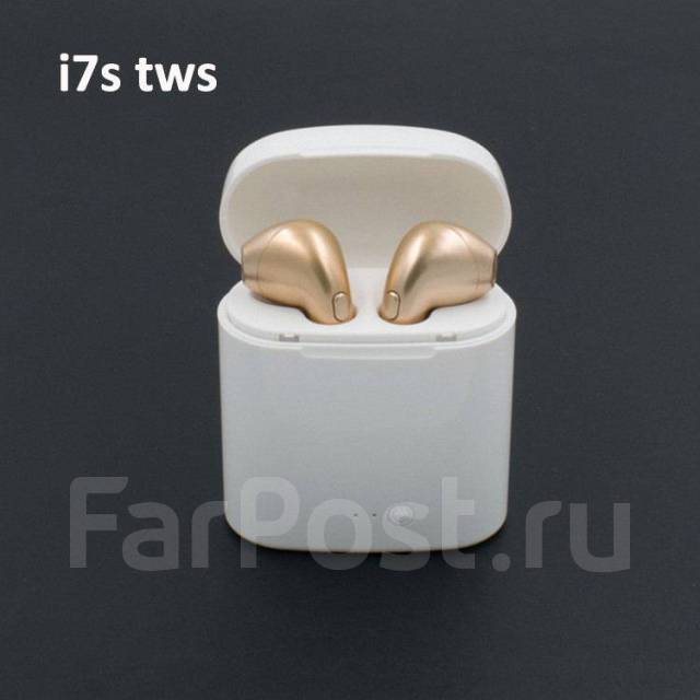Наушники беспроводные TWS i7S mini сенсорные белые - копия AirPods ...