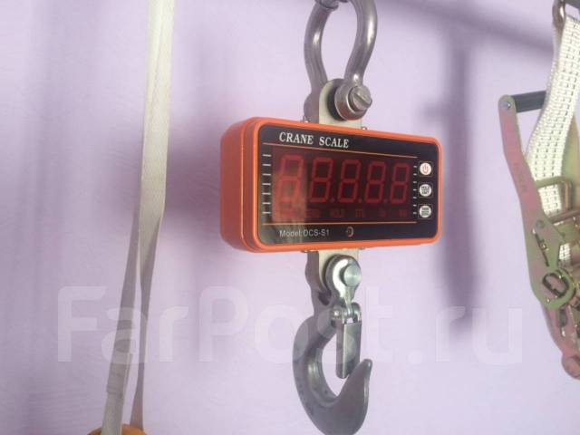 Весы крановые 1 тонна, новый, в наличии. Цена: 13 000₽ в Хабаровске