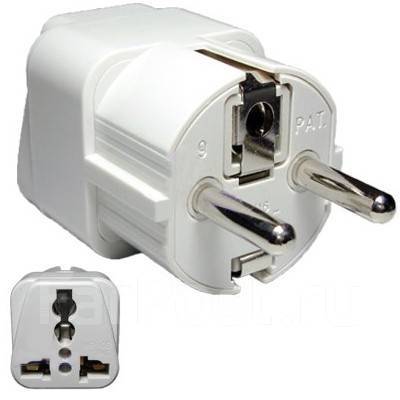 Сетевой переходник для евророзетки с заземлением. РФСеть - Свет и ...