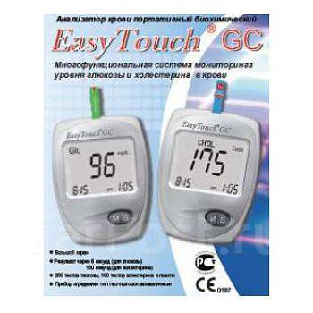 Глюкометр EasyTouch GC 2 в 1 - Медицинская техника и косметическое оборудование во Владивостоке