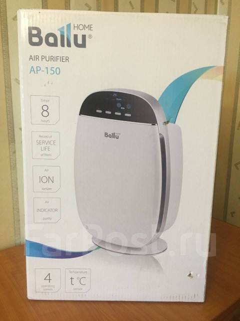 Очиститель воздуха Ballu AP-150 белый - Климатическое и отопительное оборудование во Владивостоке