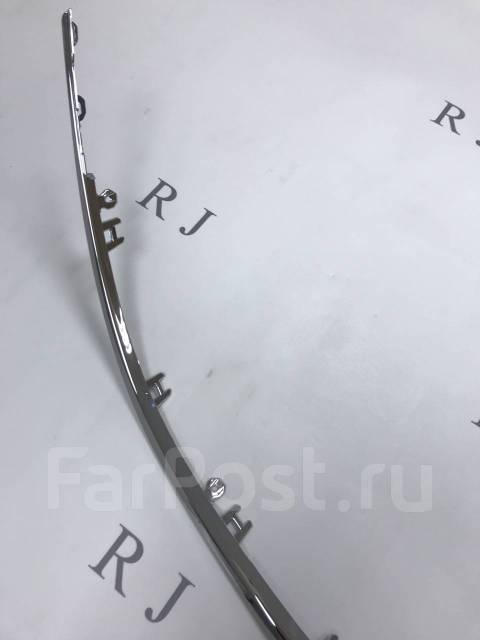 Молдинг решетки бампера Опель Opel Astra J Хром купить в Москве по цене ...