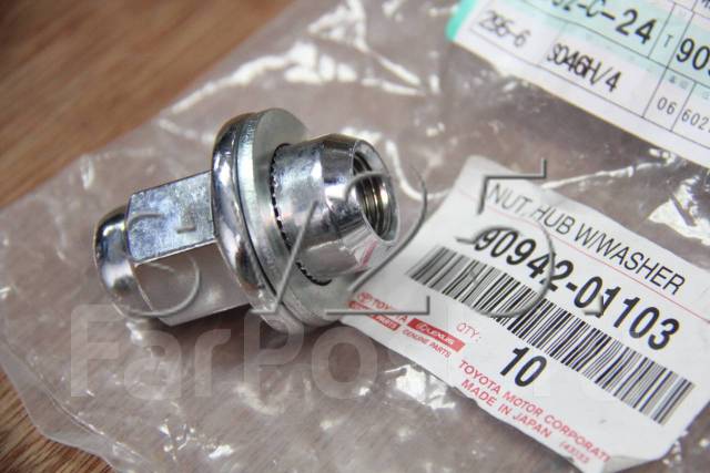 Гайка колесная LAND Cruiser 100/200/Lexus LX470/LX570 Sequoia/Tundra 99 ...