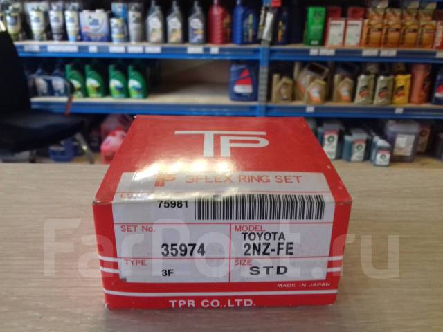 NEW ! Кольца поршневые TP 35974 35973 STD 1NZ-FE 2NZ-FE Toyota купить ...