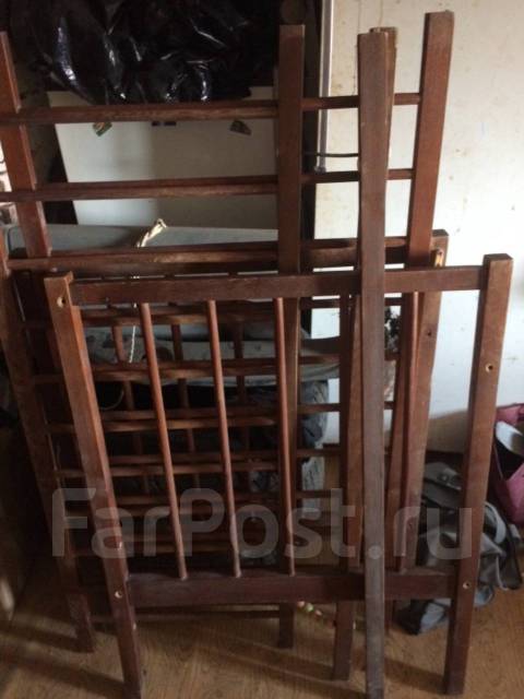 Бортики для детской кроватки деревянные, б/у, в наличии. Цена: 2 000 ...