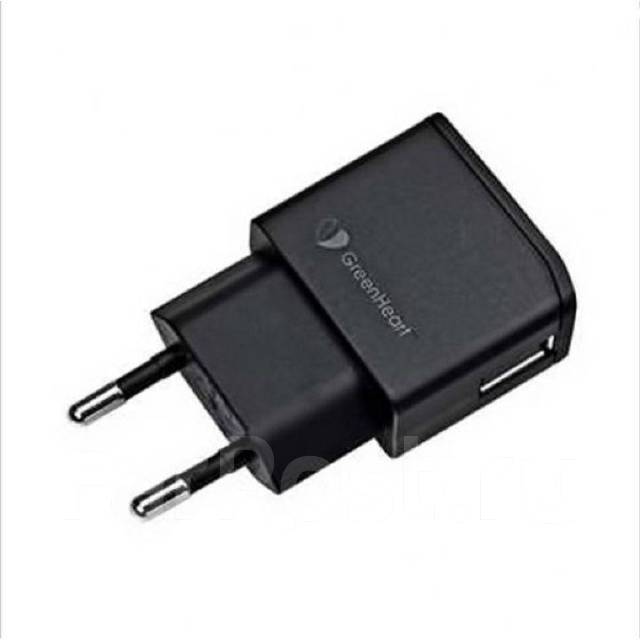 Вилка сетевая Адаптер Зарядное устройство USB Sony Ericsson GreenHeart ...