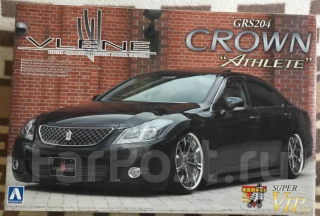 Сборная модель Toyota Crown Athlete Grs204 "Vlene". +Подарок - GT и ...