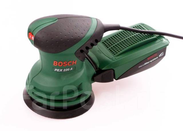 Эксцентриковая шлифмашина Bosch PEX 220A, новый, в наличии. Цена: 5 240 ...