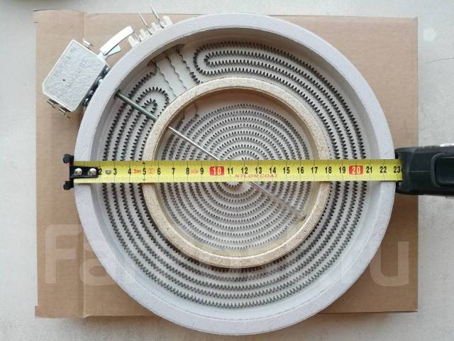 Конфорка для стеклокерамики 2-з. d 230 2100/700W (оригинал) Hi-Li ...