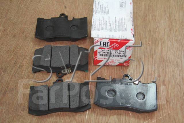 Колодки тормозные перед GS300,430 05-,2Grfse, 1Urfse, 3UZFE, (04465 ...