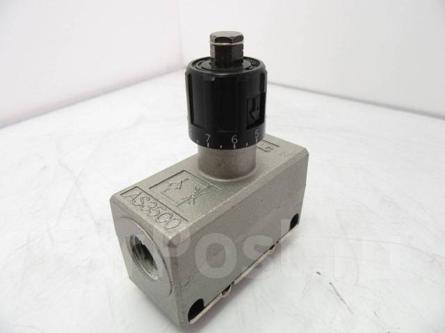 Пневмофитинг регулятор потока SMC AS3500, новый, в наличии. Цена: 3 000 ...