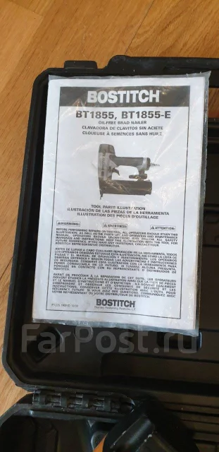 Отделочный нейлер Bostitch BT1855 калибр 18GA, б/у, под заказ. Цена: 12 ...