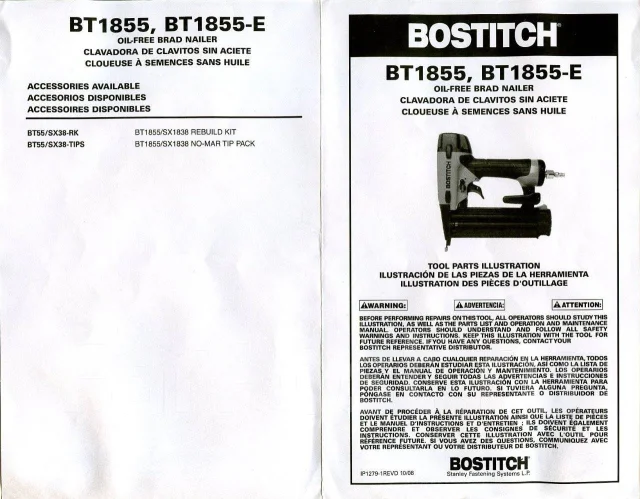 Отделочный нейлер Bostitch BT1855 калибр 18GA, б/у, под заказ. Цена: 12 ...