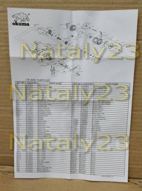 Катушка мультипликаторная Okuma Cold Water CW-203D 3bb, новый, в ...