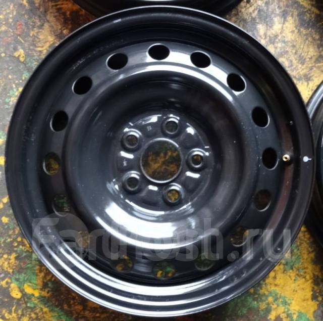 Оригинальные штампованные диски Toyota R15 6,0J 100x5. 4 шт. Отправка ...