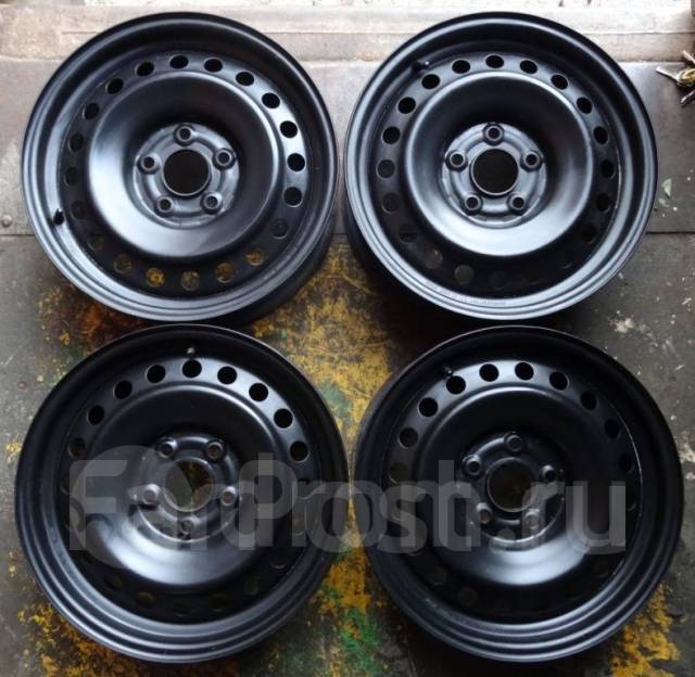 Оригинальные штампованные диски Nissan R16 6.5J. 4 шт. Отправка, 16", 1 ...