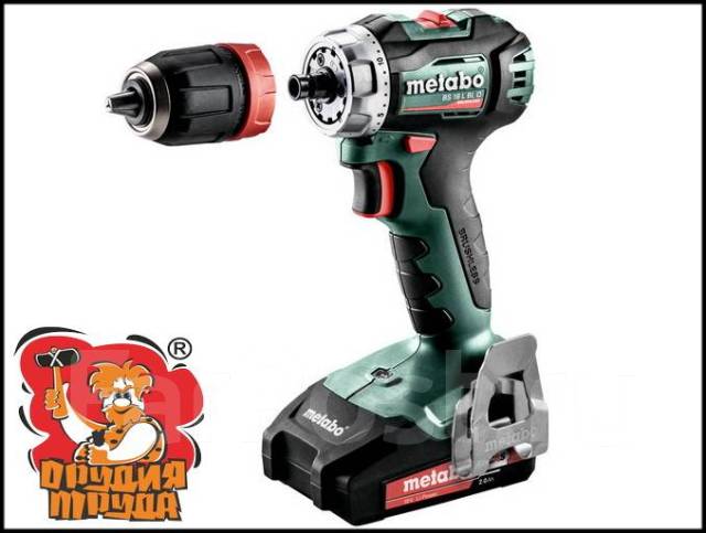 Шуруповерт аккумуляторный "Metabo" BS 18 L BL Q (18V / 2,0 Ah, 60 Нм ...