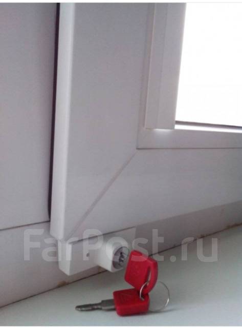 Детские замки на окна 4шт. Блокировка открывания окна, новый, в наличии ...