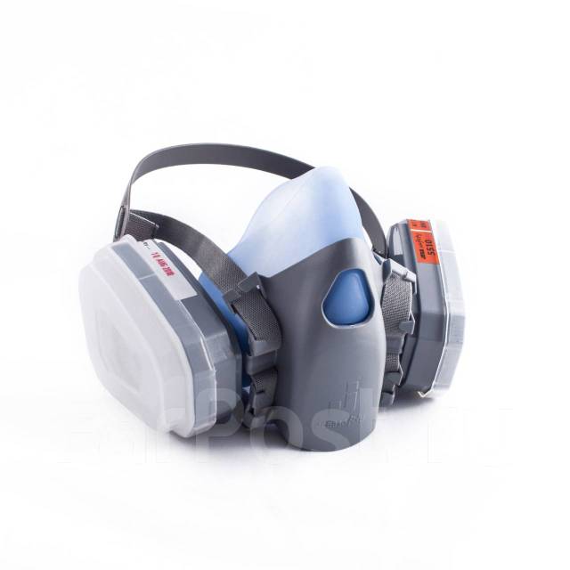 Полумаска (респиратор) 3M 7500 в комплекте Китай, новый, в наличии ...