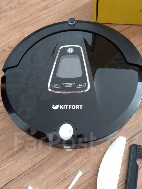 KIT FORT KT-512 вакуумный Робот-пылесос, б/у, в наличии. Цена: 8 000₽ во Владивостоке