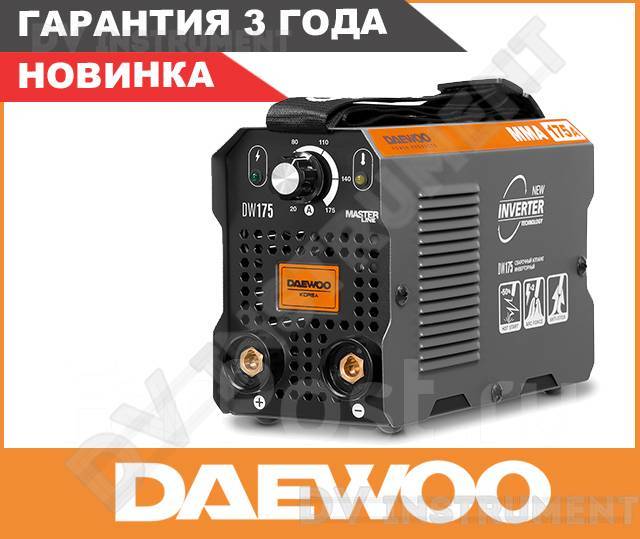 Сварочный аппарат Daewoo DW 175 (20-175 А - 3,2 мм) - Инструменты и ...