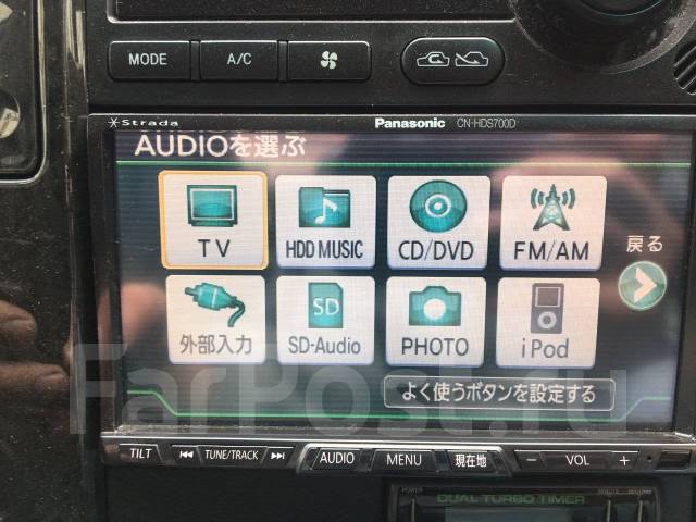 Магнитофон Panasonic strada cn-hds700d, 2 DIN — 178x100 мм, б/у, в ...