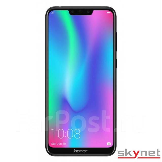 Смартфон Honor 8С (4+64GB) "SkyNet", 64 гб, 6.26", моноблок, черный, 3G ...