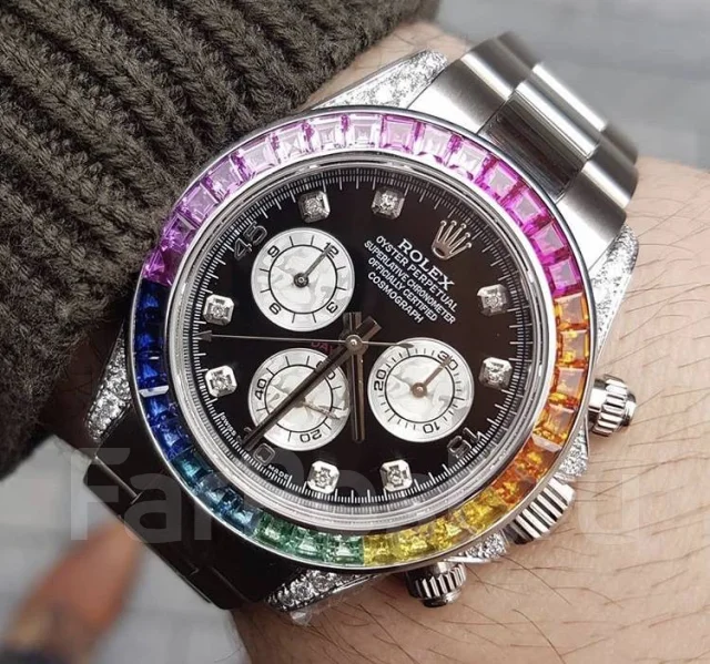 Часы Rolex Daytona Rainbow 116595 RBOW /116599 RBOW, для мужчин, новый ...