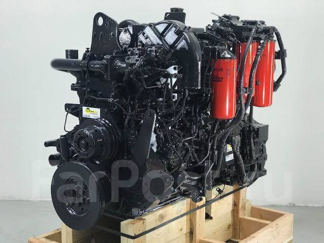 Восстановленный двигатель Komatsu SAA6D125E-5 купить во Владивостоке по ...