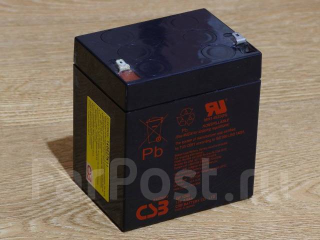 Аккумулятор CSB 12V 4.5Ah [GP 1245] - Корпуса, блоки питания, ИБП во ...