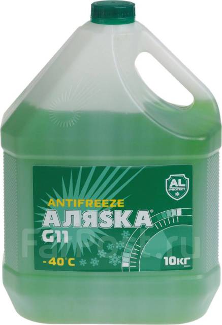Антифриз Аляска G11 (зеленый) -40С, в наличии. Цена: 70₽ во Владивостоке