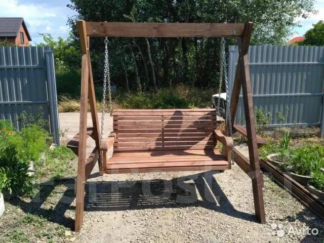 Качели деревянные - Сад и огород в Хабаровске