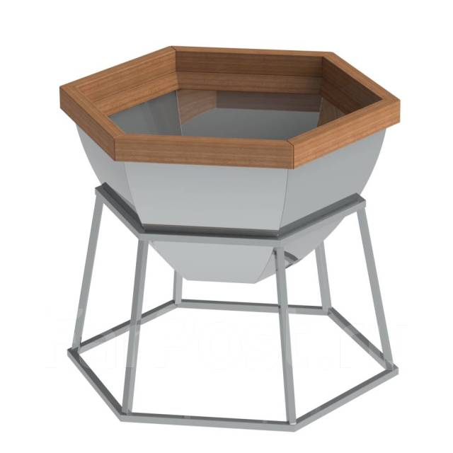 Банный Чан 6-гранный на подставке для компании из 4-6 человек, новый ...