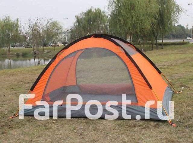 Палатка Flytop треккинговая с ветрозащитной юбкой 4-сезонная, новый ...