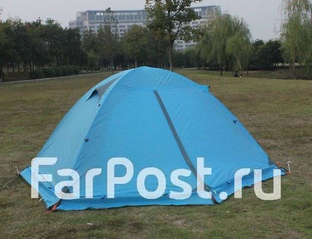 Палатка Flytop треккинговая с ветрозащитной юбкой 4-сезонная, новый ...