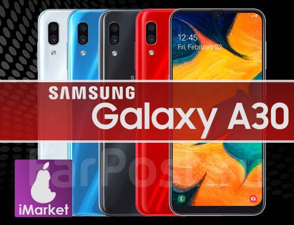 Samsung Galaxy A30 4Gb/64Gb. iMarket. Можно в кредит, моноблок, новый ...