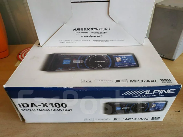 Alpine IDA-X100 (Japan) Radio RUS FM от 87,5–108 МГц + Alpine PXA-H100 ...