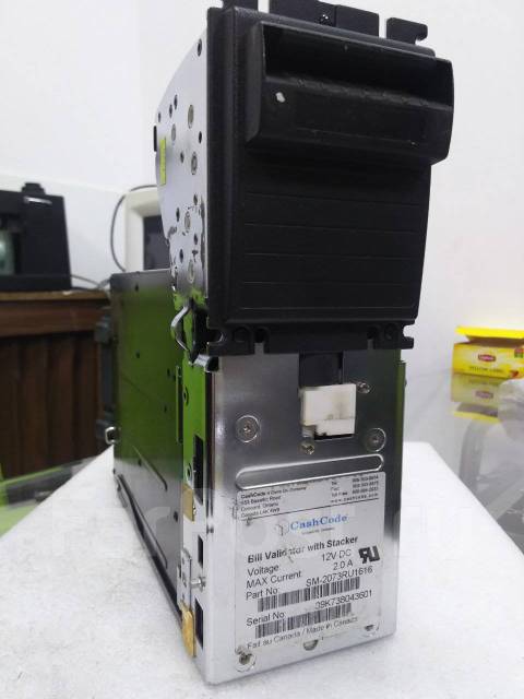 Купюроприемник CashCode SM без кассеты, б/у, в наличии. Цена: 4 000₽ во Владивостоке