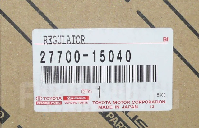 Реле-регулятор генератора Toyota 27700-15040 Новый. Оригинал! купить во ...