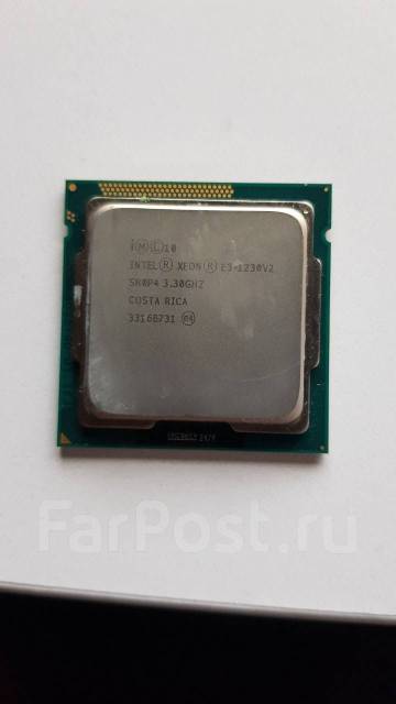 Скальпированный Intel Xeon E3-1230 v2 (i7 3770) 1155 / lga1155, б/у, в ...